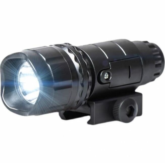 Фонарик на планку пикатинни-вивера, черный