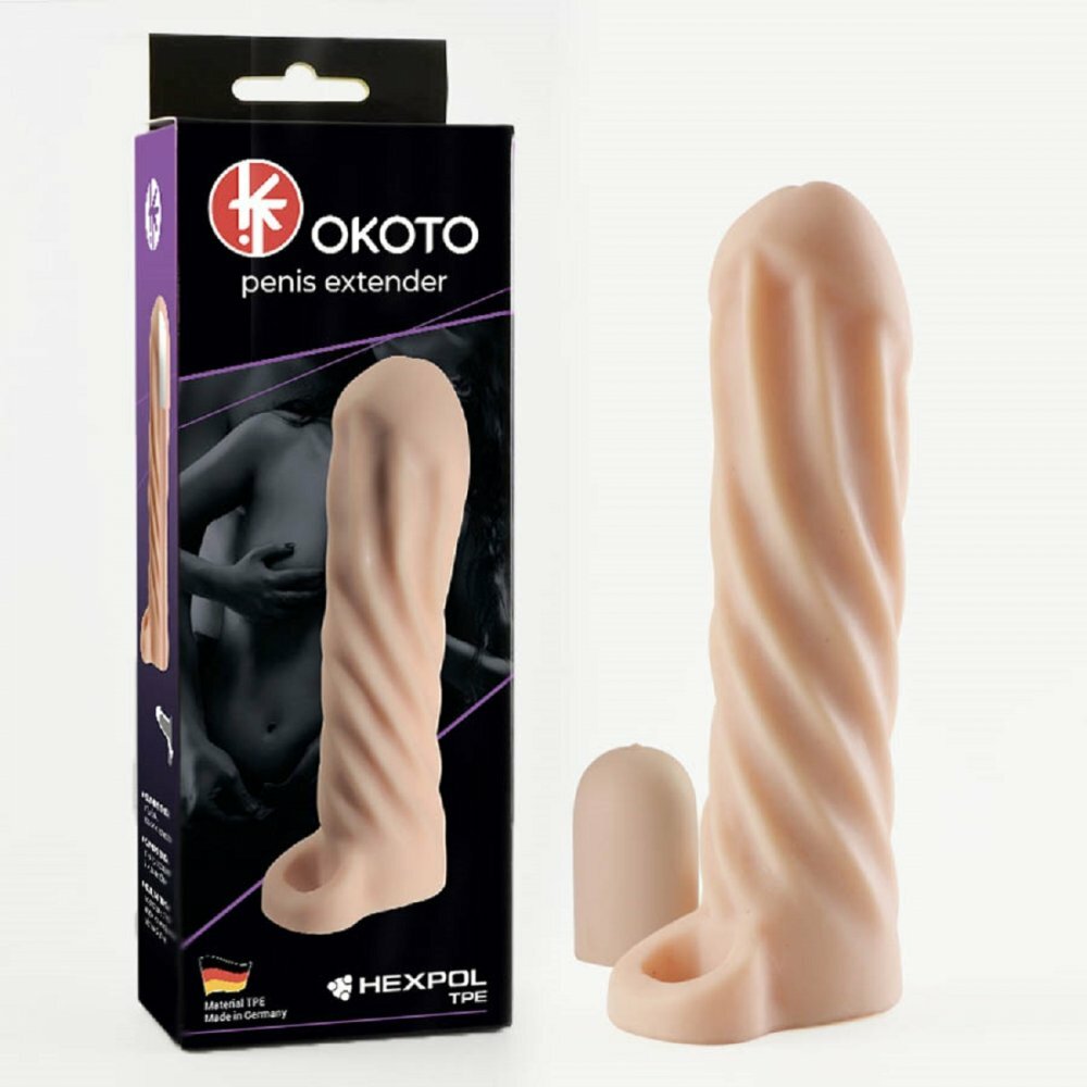 Насадка - удлинитель Okoto penis extender 17 см