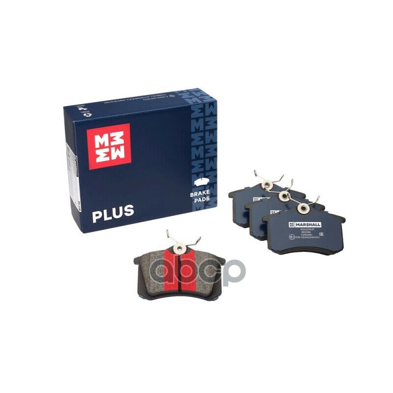 Колодки тормозные дисковые PLUS | зад | MARSHALL арт. M2620961P
