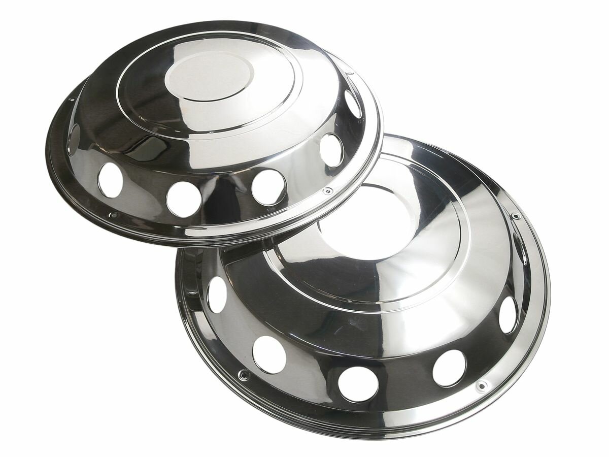 Колпаки на колеса R-22,5 передний Нержавейка standard style d589 мм, h83,5 мм (комплект)