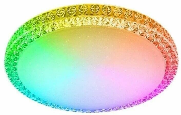 Люстра потолочная LE061203-004 LEEK 85W(7200lm) 2K-4K-6K-RGB d490x80 звездное небо пульт ДУ Mystery (Pluton)