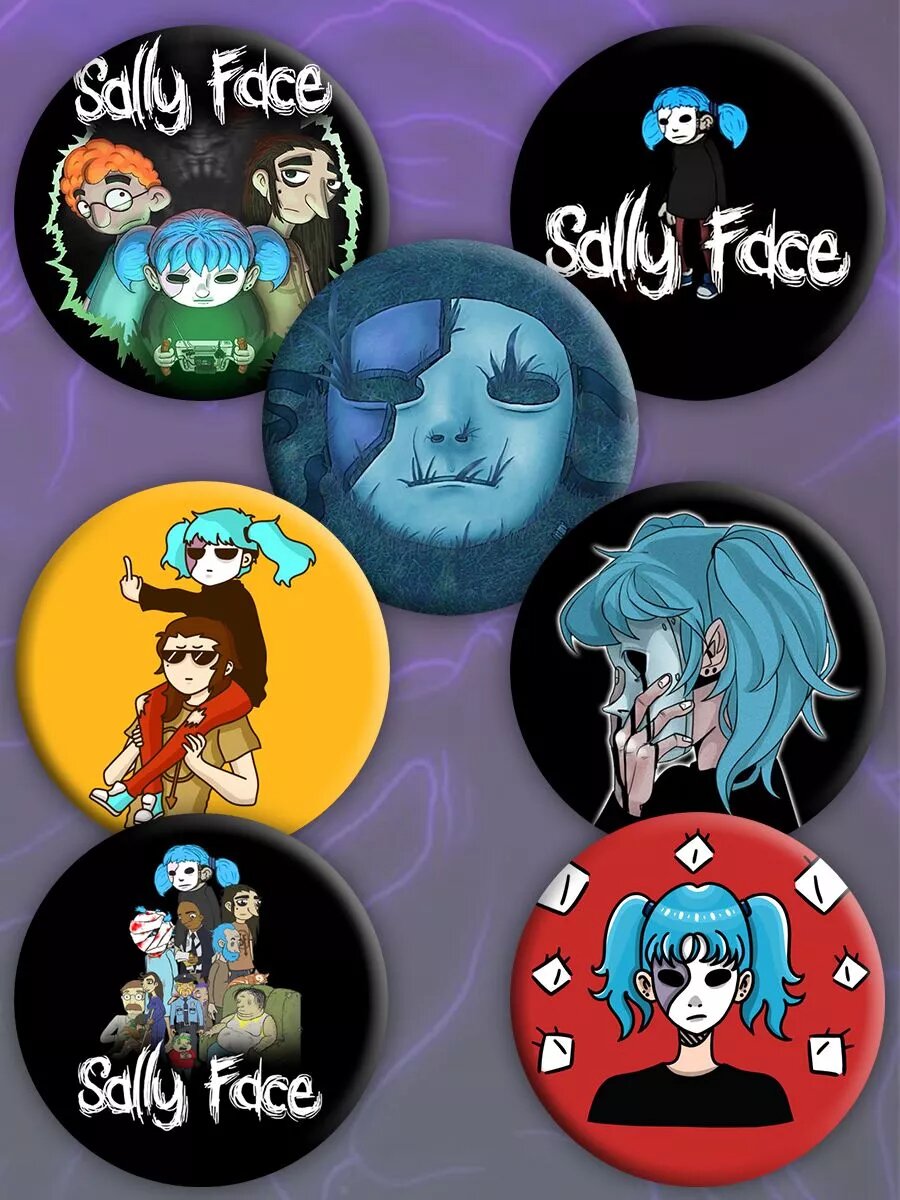 Значки Sally Face/ Салли фейс