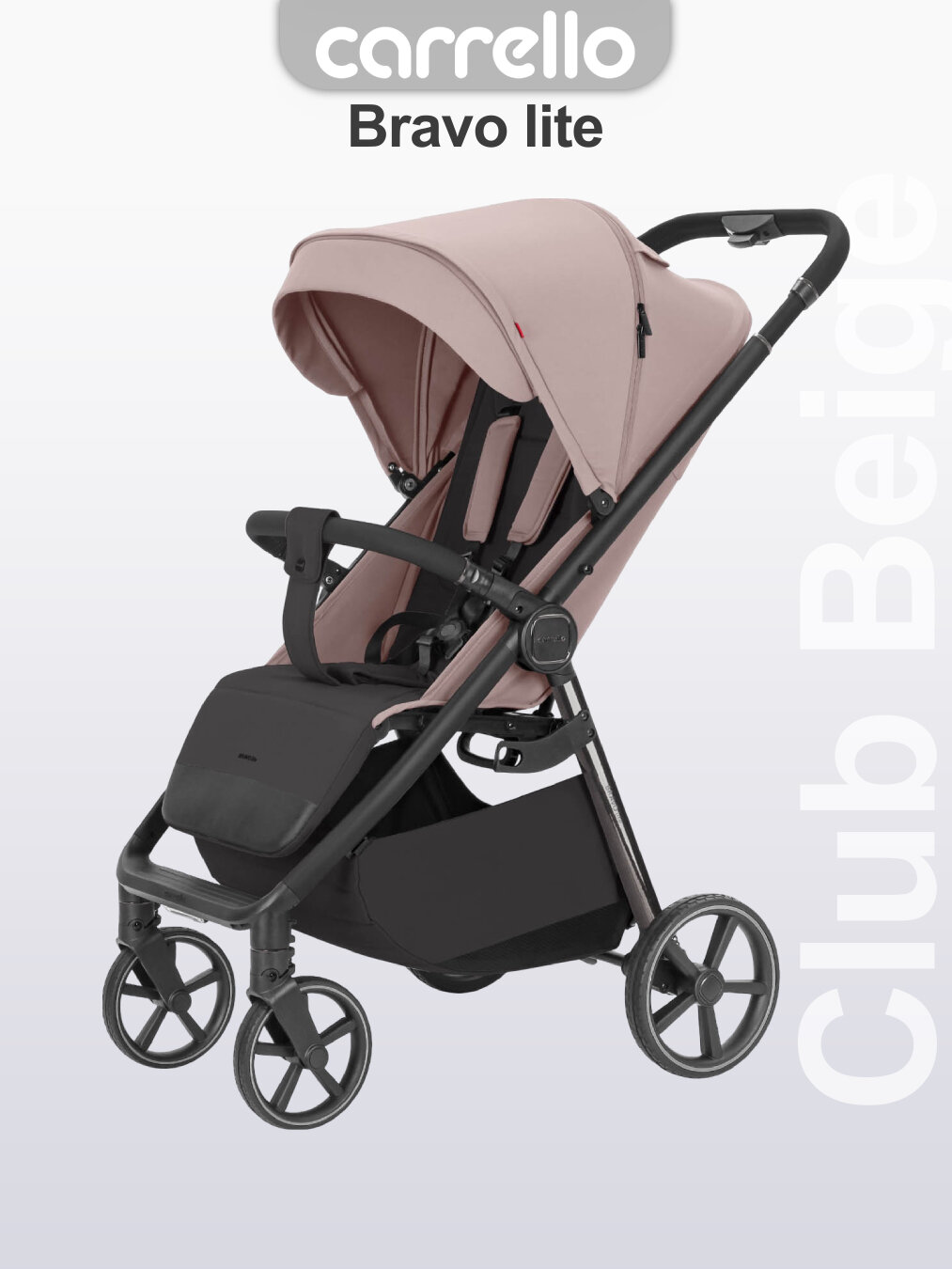 Коляска Carrello Bravo lite 2025 цвет Club Beige