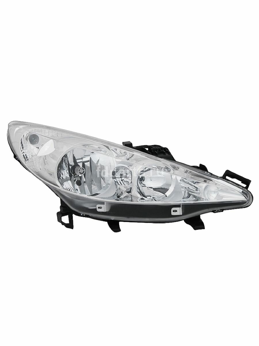 Фара правая электрокорректор Peugeot 207 06>