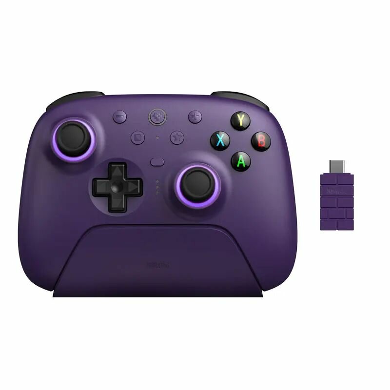 Адаптер беспроводной 8BitDo, для игровой консоли, фиолетовый
