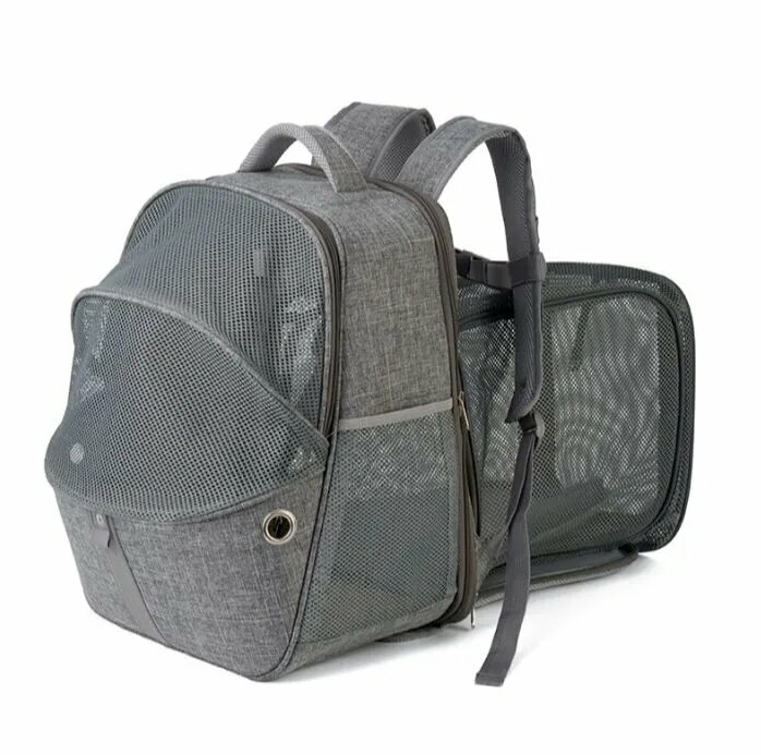 Складной рюкзак-переноска для домашних животных большой емкости, дышащий трансформер.