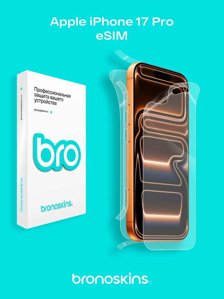 Apple iPhone 17 Pro eSIM Глянцевая пленка CaseFriendly на экран