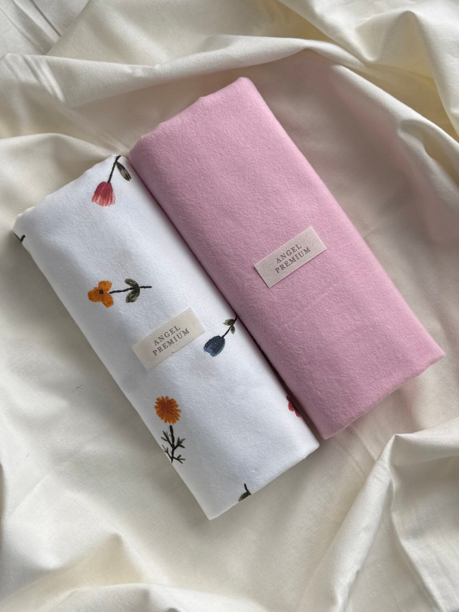 Комплект больших фланелевых пеленок ANGEL PREMIUM 100х120