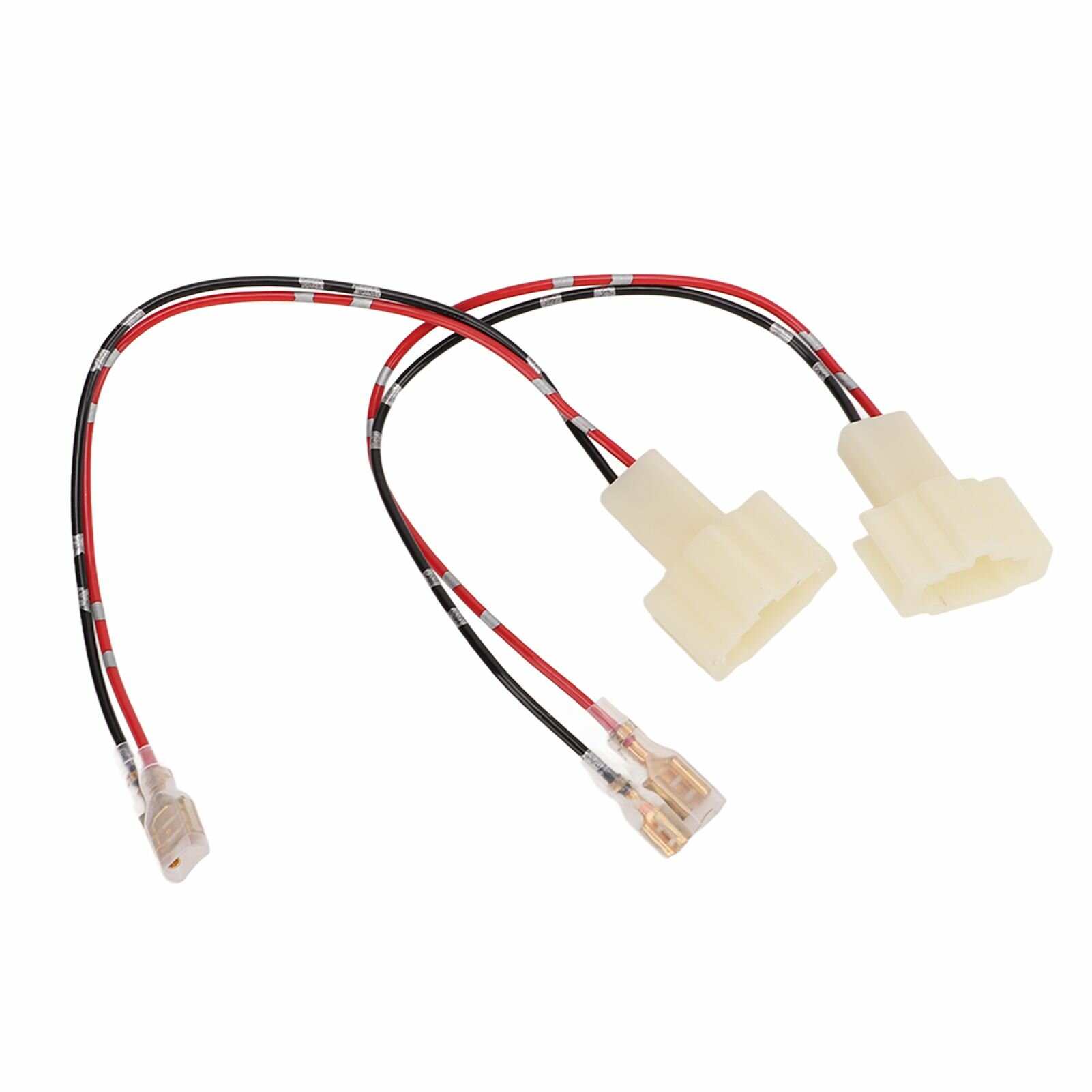 Пара автомобильных усилителей мощности среднечастотных динамиков, жгут проводов адаптера plug and pl