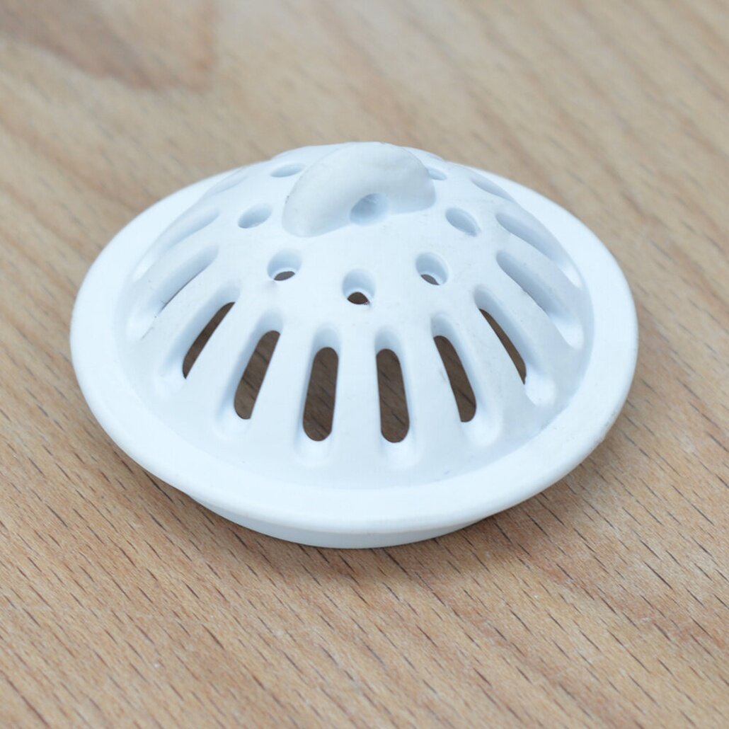 Сетка‑пробка d40 мм, белая, силикон, защита от засоров в ванной и раковине, простая установка