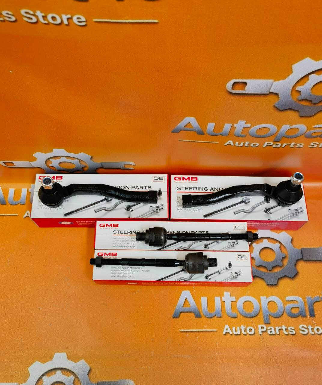 Рулевые тяги и наконечники левый правый Шевроле Авео 02-2011г с Гуром . GMB Корея Т200 Т250