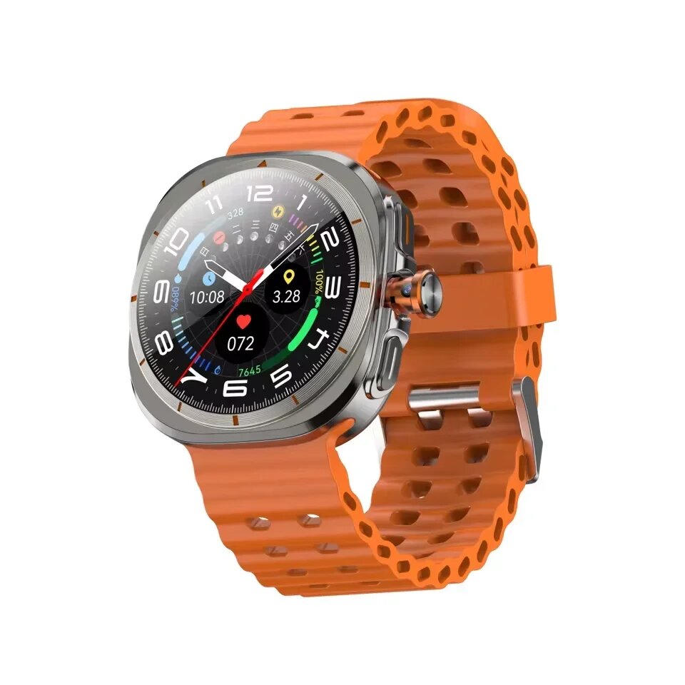 2025 Watch Ultra 5G Smartwatch Android 11 1.508" AMOLED Display 180° 8MP Rotating Camera GPS GLONASS WiFi IP68 Waterproof