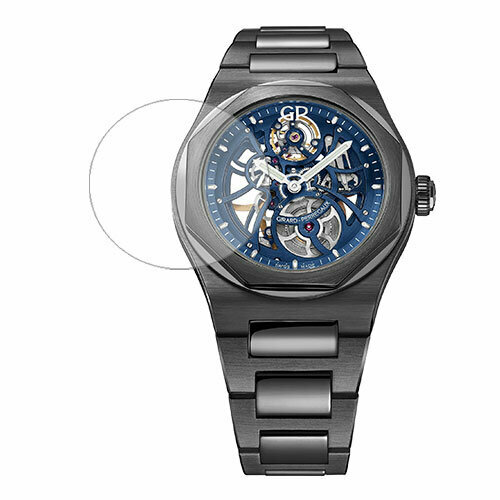 Скрин Мобайл защитный экран для часов Girard Perregaux Laureato 81015-32-432-32A из гидрогелевая плёнка прозрачная