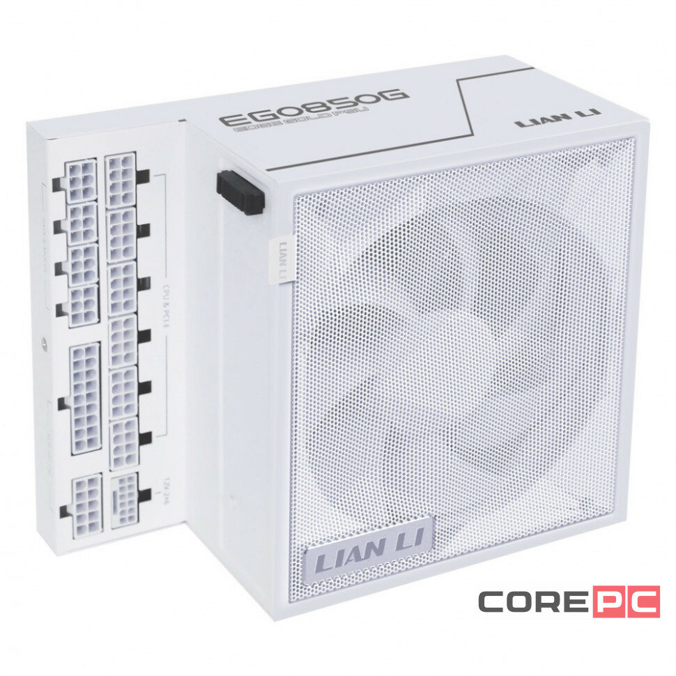 Блок питания Lian Li 850W EG0850G White (G9P.EG0850G.W000.RU) 16 Pin (PCIe 5.0 Connector Cable Details)