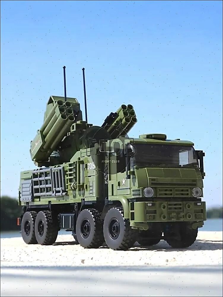 Сборная модель зенитного ракетного комплекса Панцирь-С1 (пусковая установка)