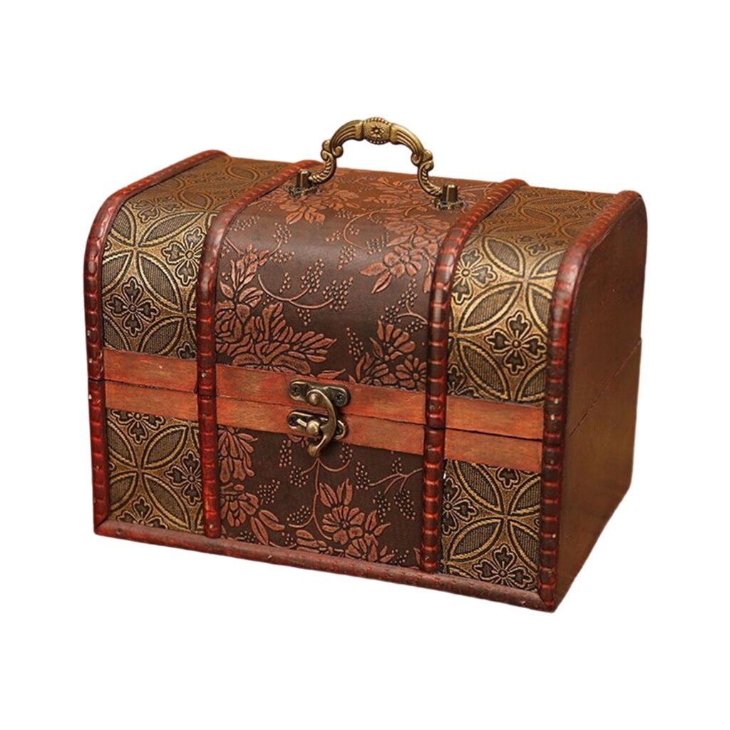 Детское сокровище коробка для хранения сундука с сокровищами с замком-паролем шкатулка для драгоценностей-Grape Large