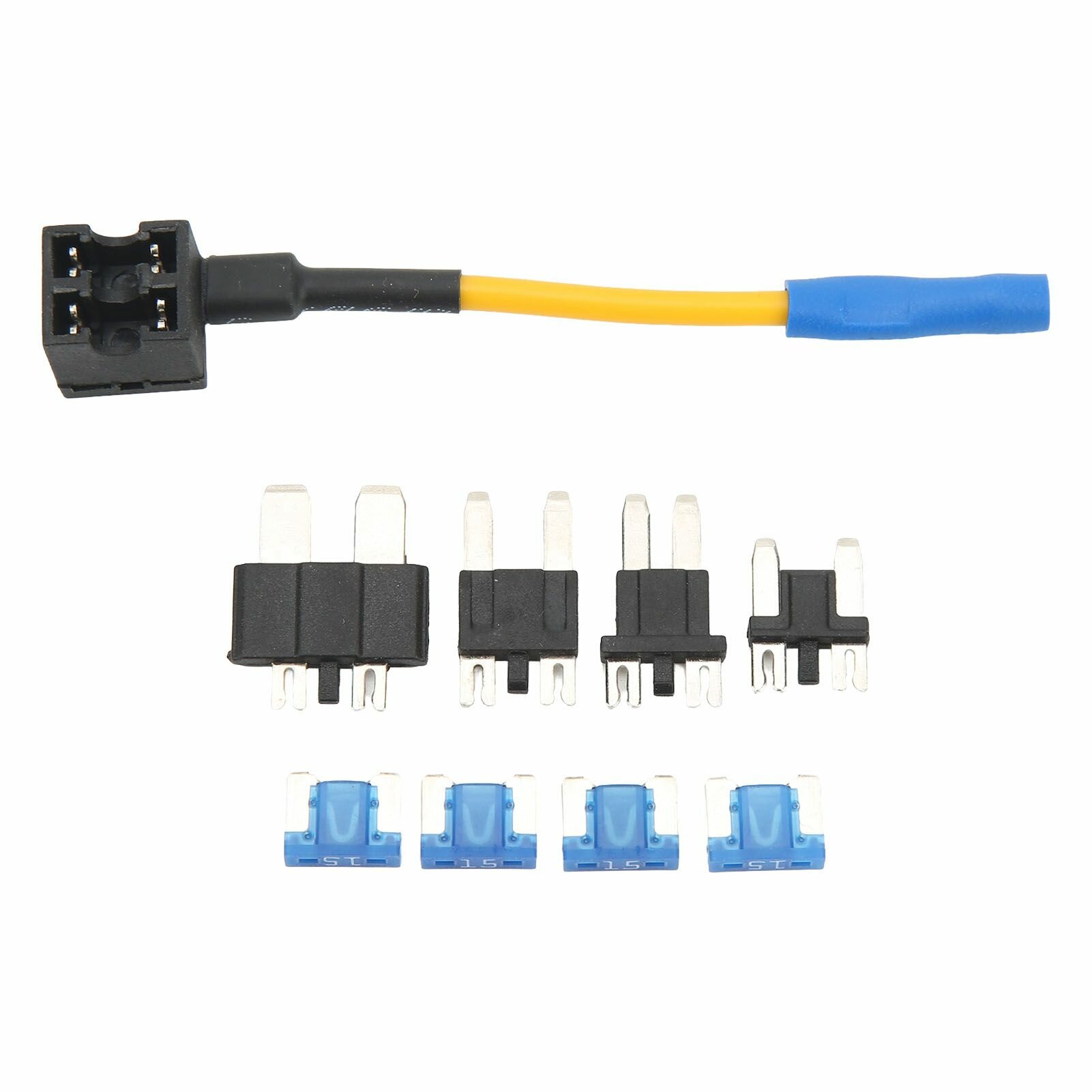 Автомобильный адаптер с предохранителем, сильная проводимость, неразрушающая модификация, комплект держателя предохранителя лезвия 14AWG 32 В