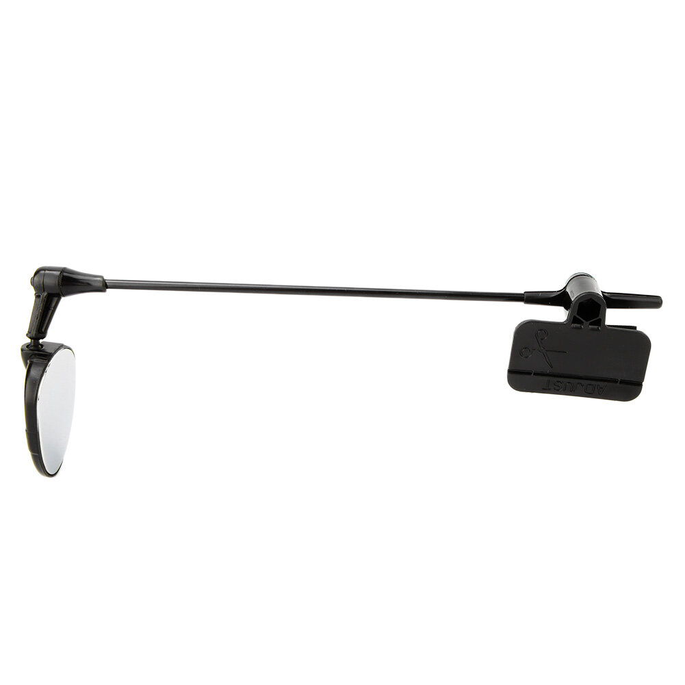 Bicycle Rear View Glasses, Easy To Install Universal Adjustable Electroplate Workmanship Bike Rearview Mirror for