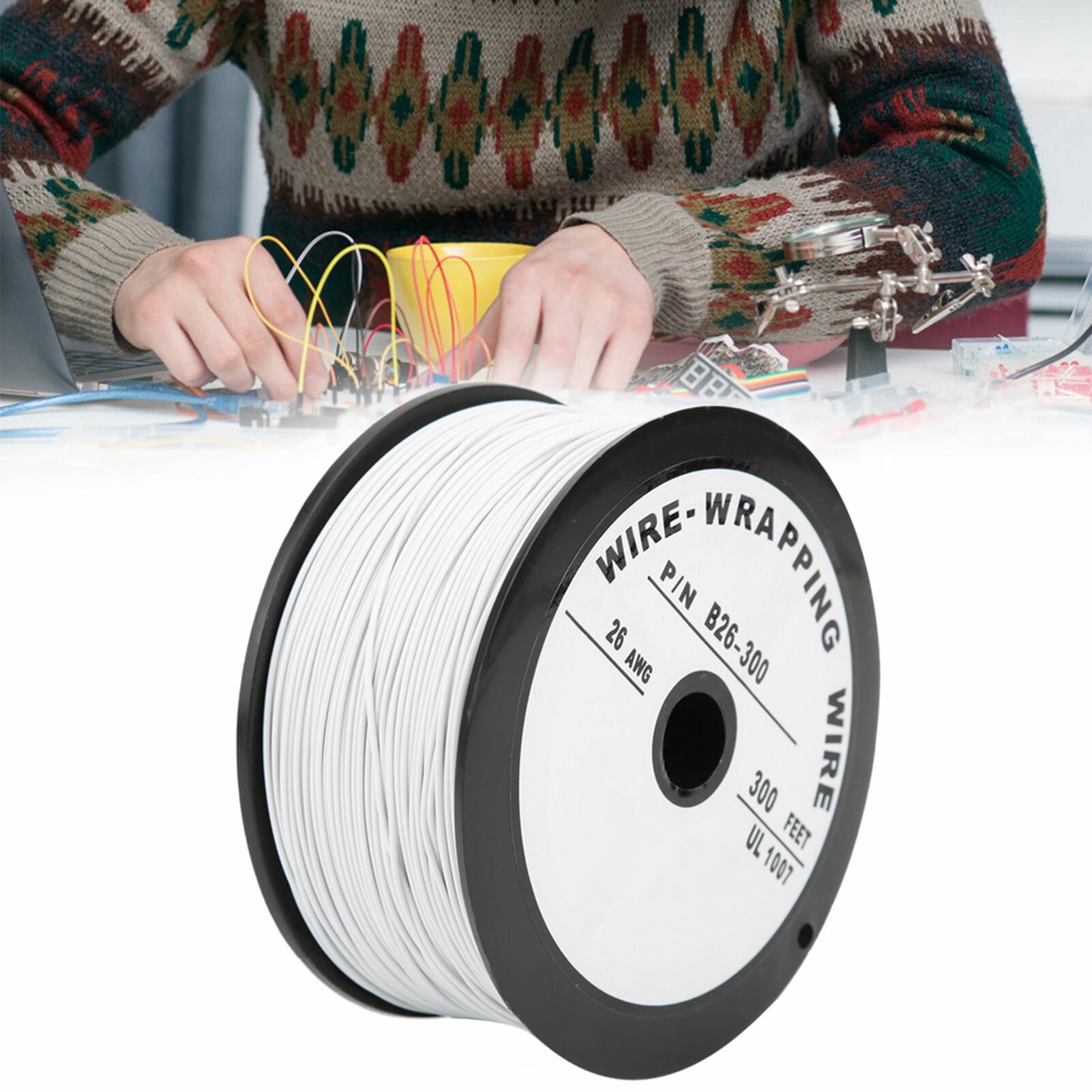 Электрический провод UL1007 Соединительный кабель Авиационная проводка из луженой меди 100 метров 26AWG