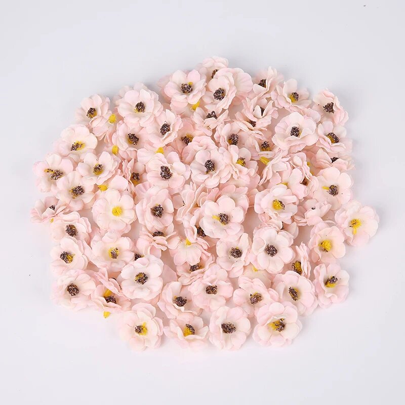 Искусственные цветы ромашки HUAYUXIANG 50 шт. Розовый, 50pcs, light pink