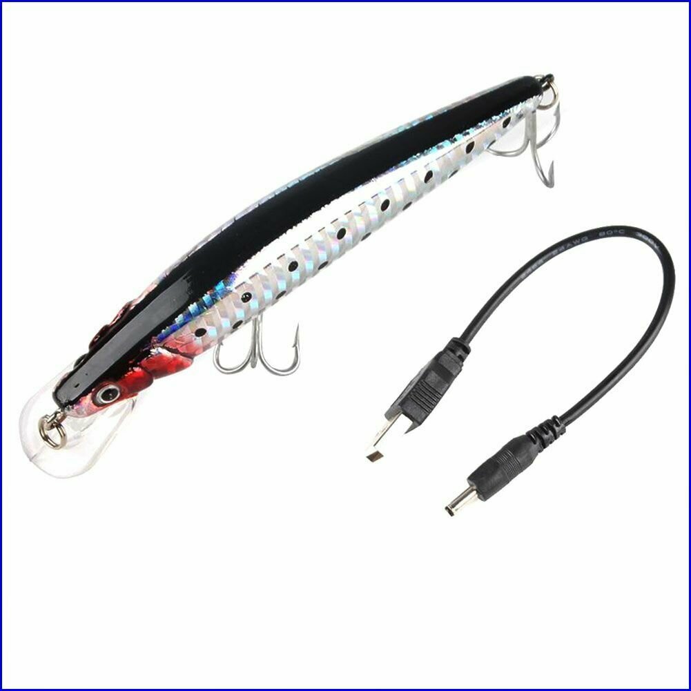 Электрическая приманка для рыбы с USB-зарядкой, аксессуар для спиннинга