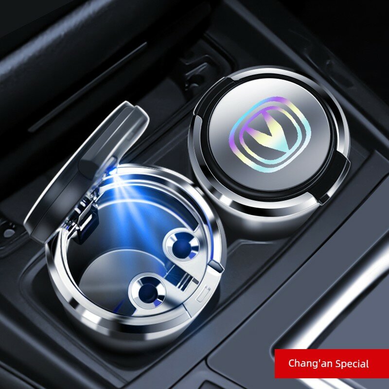 Автомобильная пепельница Changan с нержавеющей стальной внутренней чашкой, крышкой против разбрызгивания, прочный
