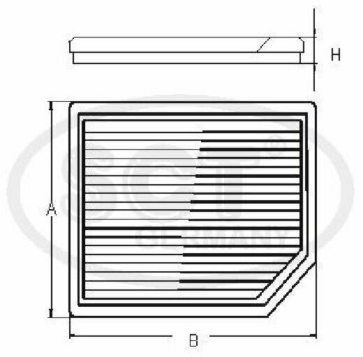 SAK166 Салонный фильтр SKODA OCTAVIA 04-13/YETI 09-/VW GOLF 5/6/PLUS/JETTA III/I