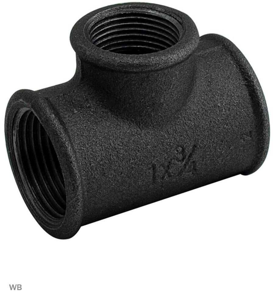 Тройник переходной 90° 1"х3/4" ВР чугун