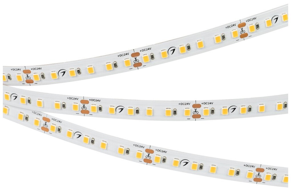 030009(2) Лента TWIST-A120-10mm 24V Warm3000 (10 W/m, IP20, 2835, 5m) (ARL, Открытый)