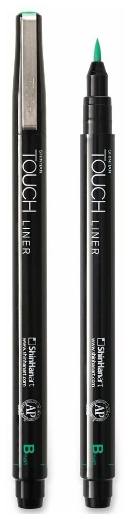 Ручка капиллярная брашпен TOUCH Liner Brush зеленый