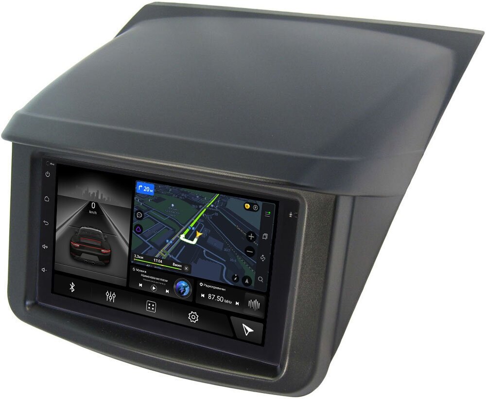 Штатная магнитола Mitsubishi Pajero Sport II, L200 IV 2006-2015 Canbox M-Line 9863-RP-MMTR-187 Android 10 (4G-SIM, 2/32, DSP, QLed)