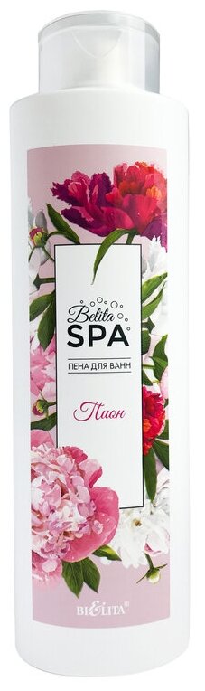 Белита пена для ванн «пион» 520мл