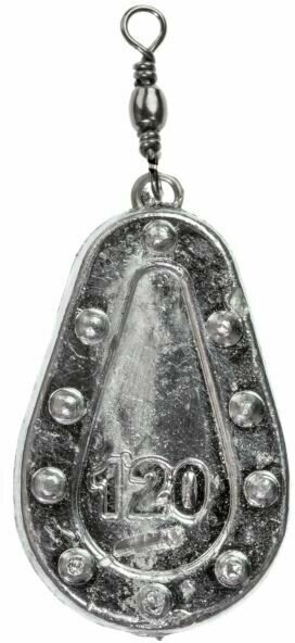 Рыболовные грузила "Catcher" Грузило для карповой ловли Гриппа 2 полная Ушко с вертлюгом, 5шт/упак