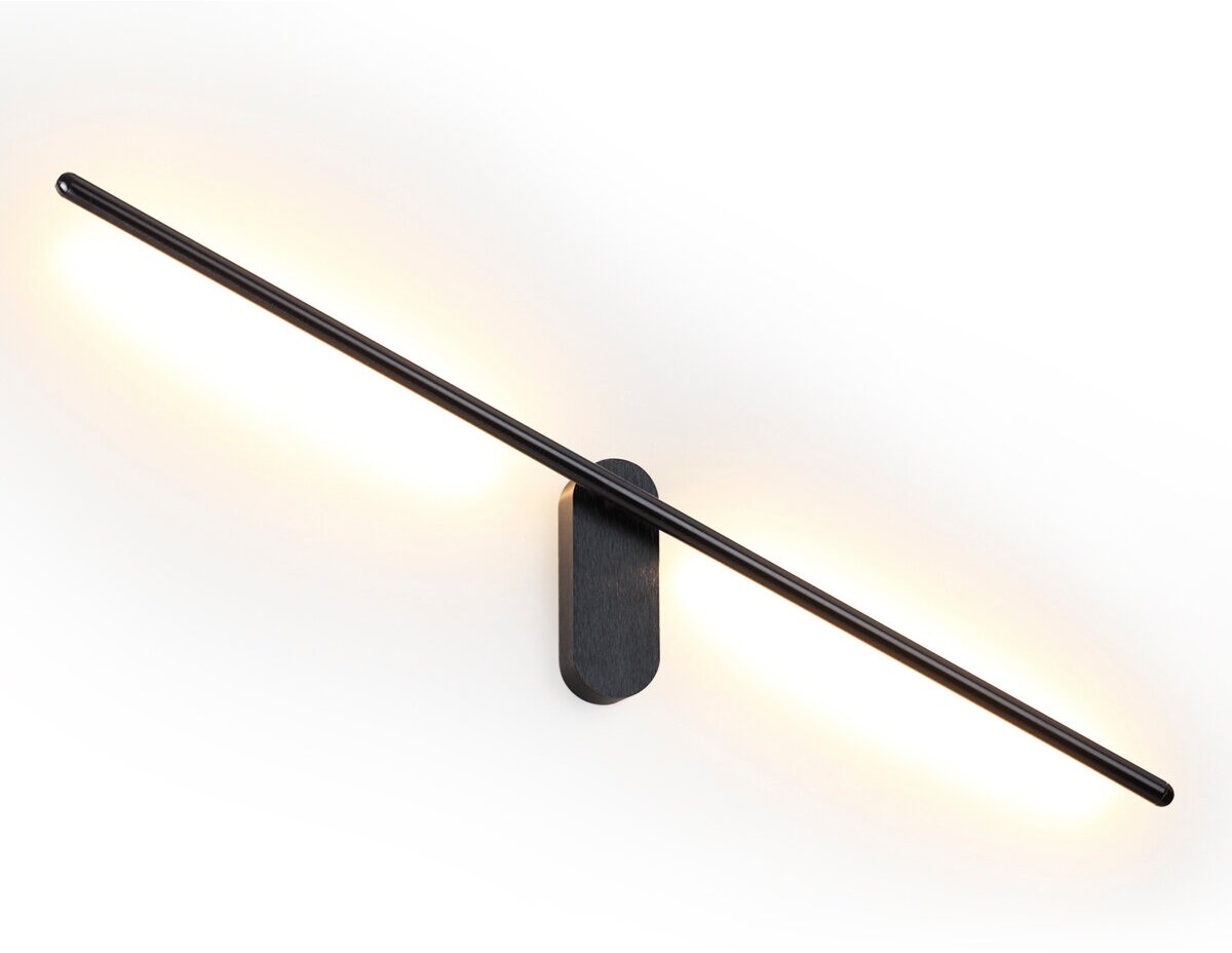 Настенное бра Odeon Light Mill 3858/12WB, LED, 12Вт, кол-во ламп:1шт, Черный