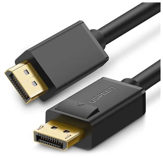 Кабель Ugreen DP102 DisplayPort - DisplayPort (5 метров) чёрный (10213)
