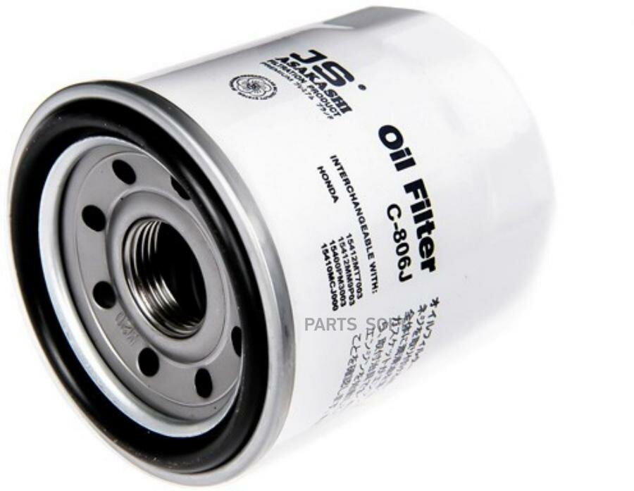 JS ASAKASHI C806J Фильтр масляный HONDA ACCORD/CIVIC/CR-V 1.4-2.4