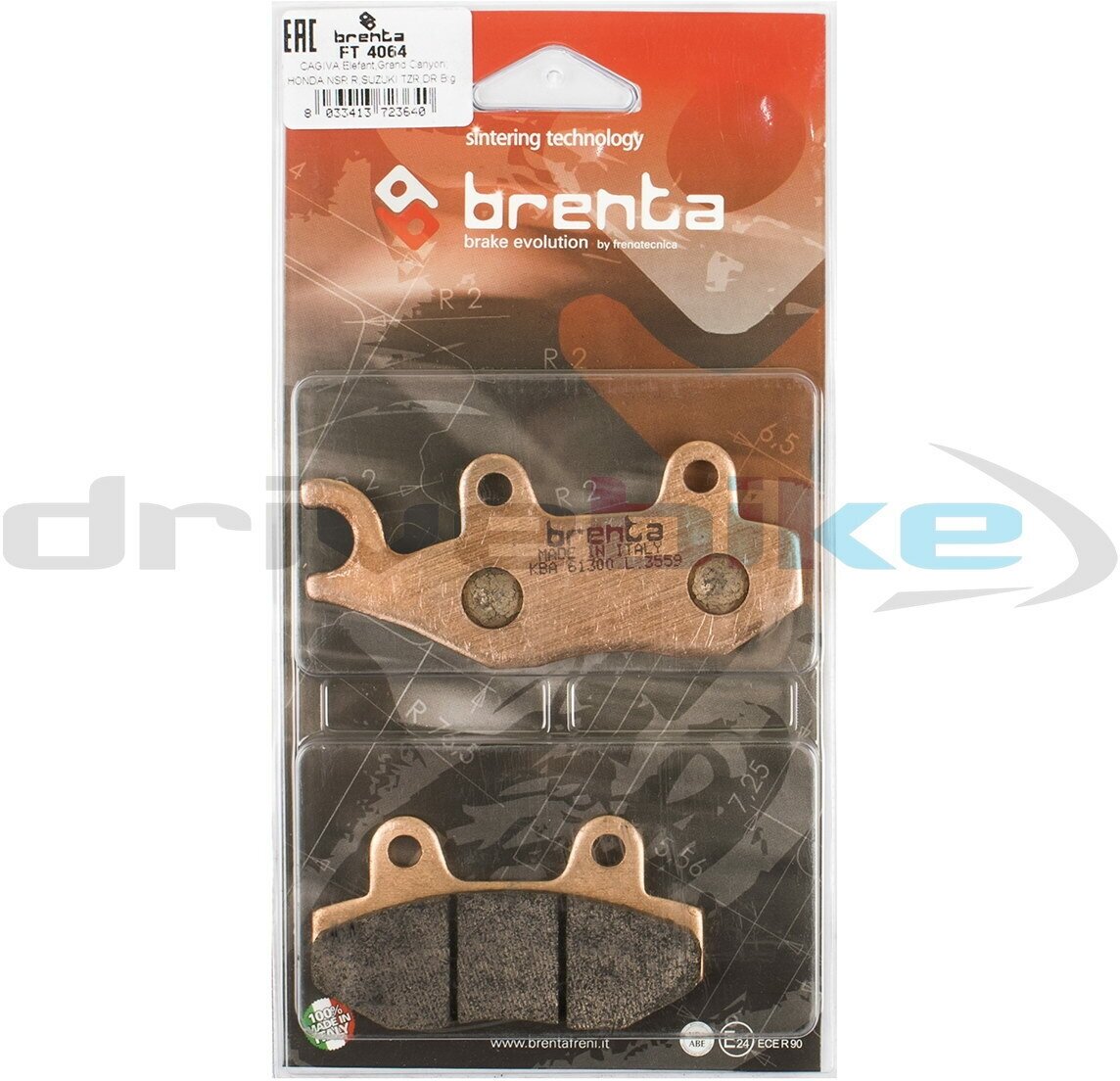 BRENTA Тормозные колодки FT 4064 Sintered