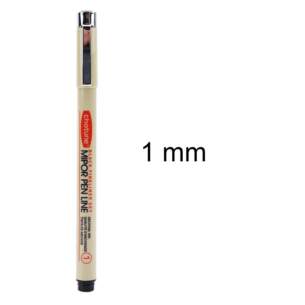 Pigment Liner Micron Ink Marker Pen for Manga Waterproof Art pen Writing Drawing Sketch Art Supplies