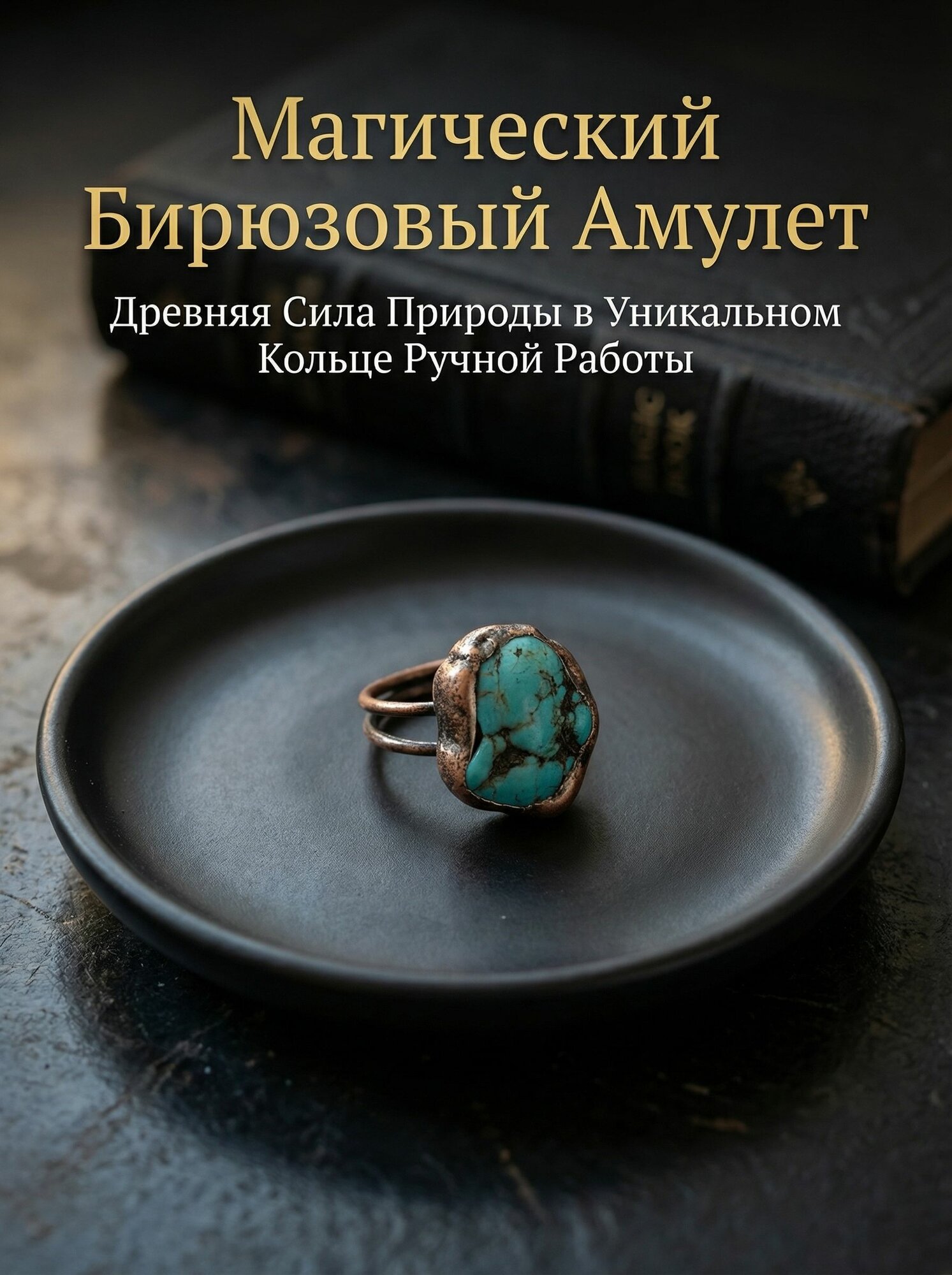 Талисман Оберег/Кольцо ведьмы-талисман из натуральной бирюзы талисман для женщин кольцо с бирюзой оберег ручной работы