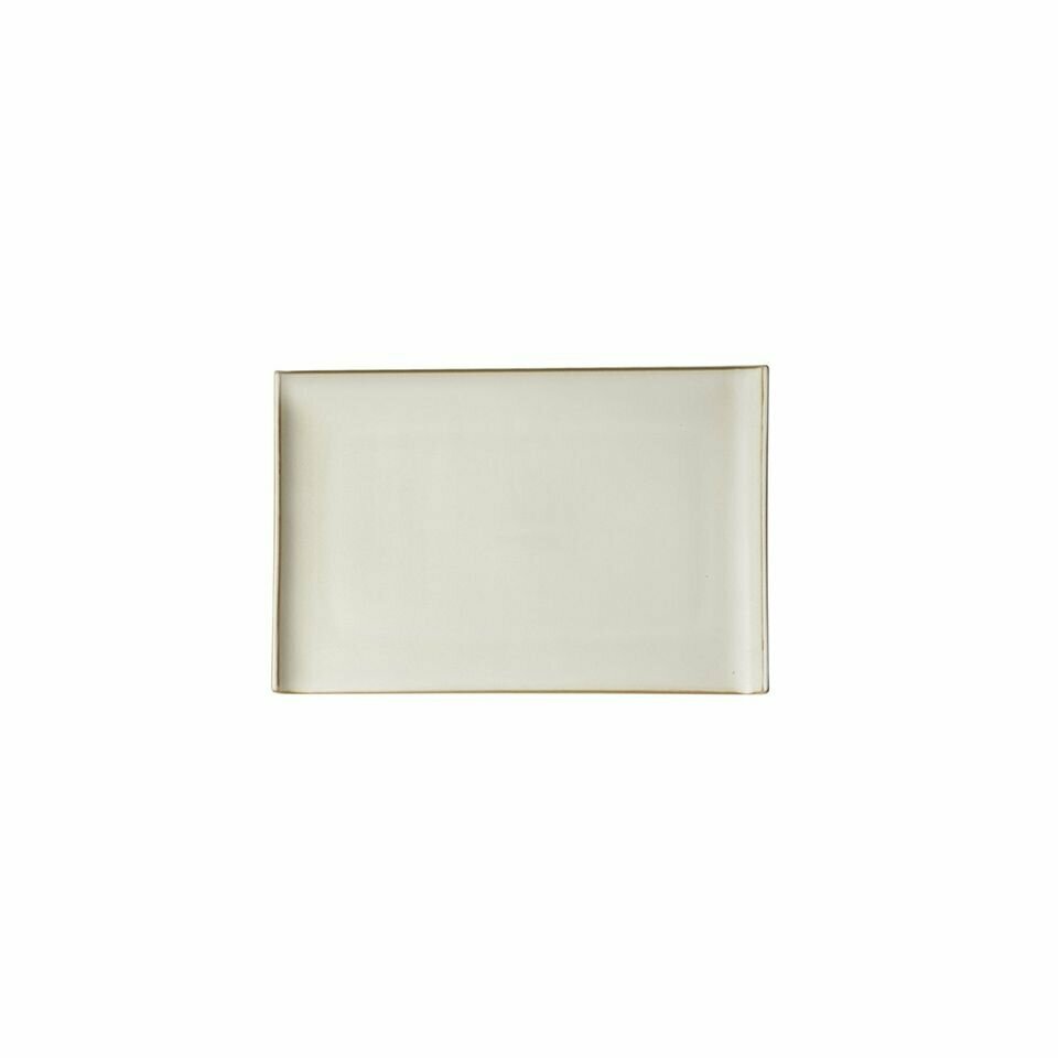 Тарелка ROOMERS TABLEWARE Isamu, 21 см, каменная керамика, цвет кремовый (L9244-Cream)