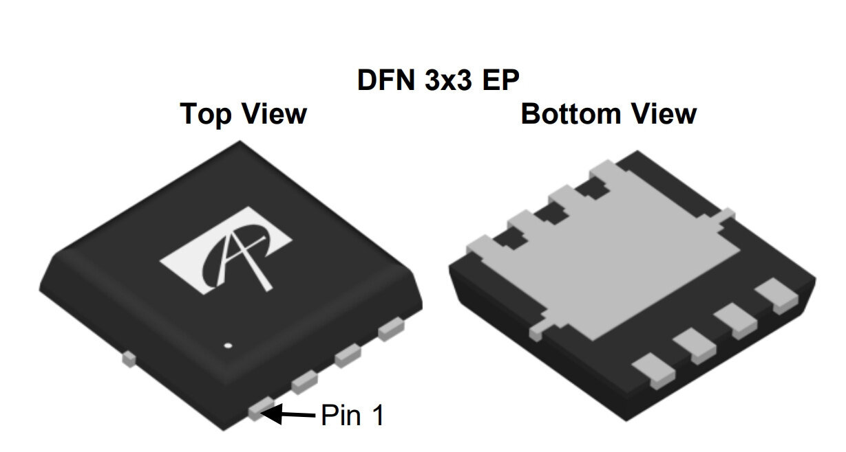 Микросхема AON7408 N-Channel MOSFET 30V 18A DFN3x3EP