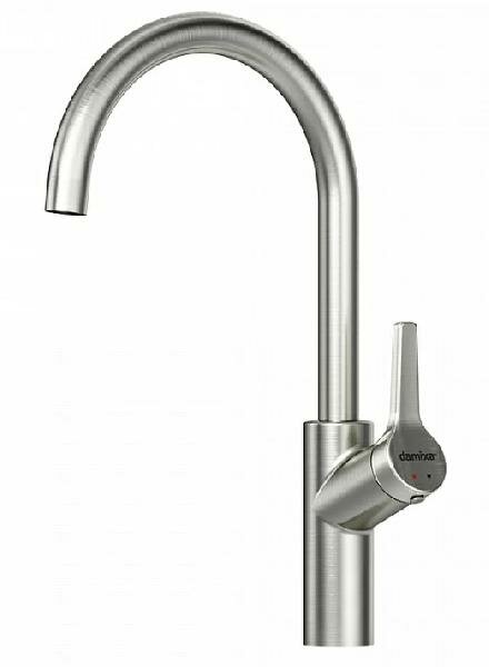 Смеситель для кухни с высоким изливом, никель 310720400 Eclipse, DAMIXA