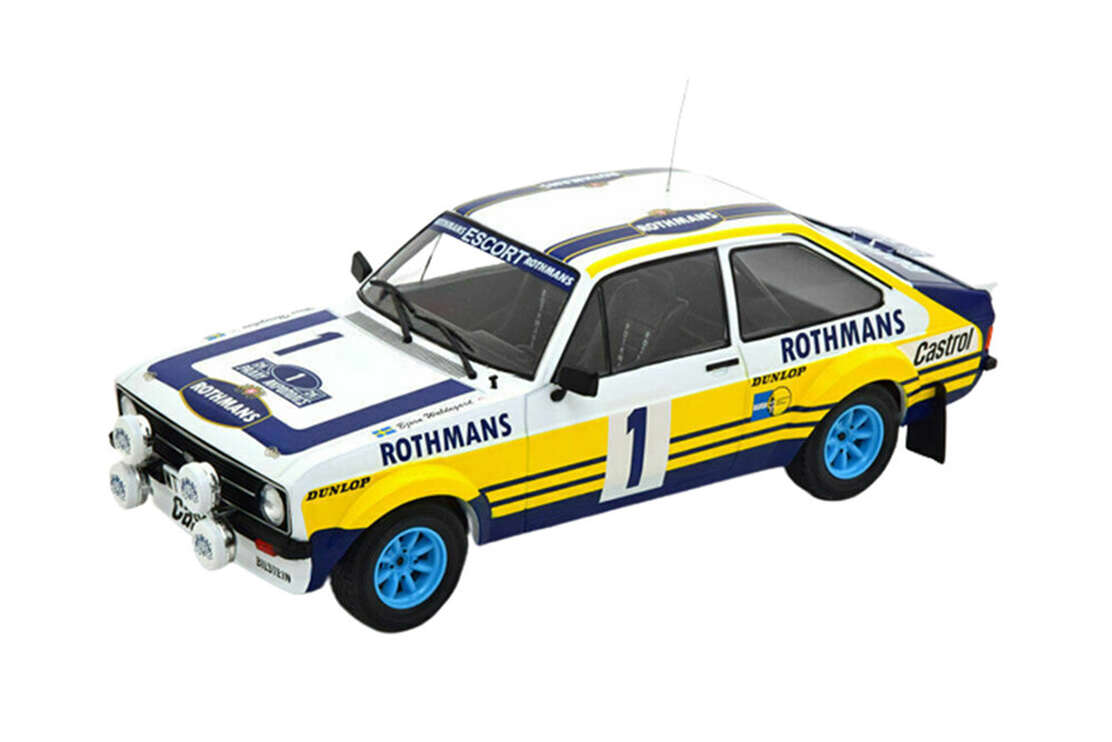 Модель коллекционная IXO Ford escort mkii rs 1800 #1 rothmans b. waldegard/h. thorszelius rally acropolis 1979