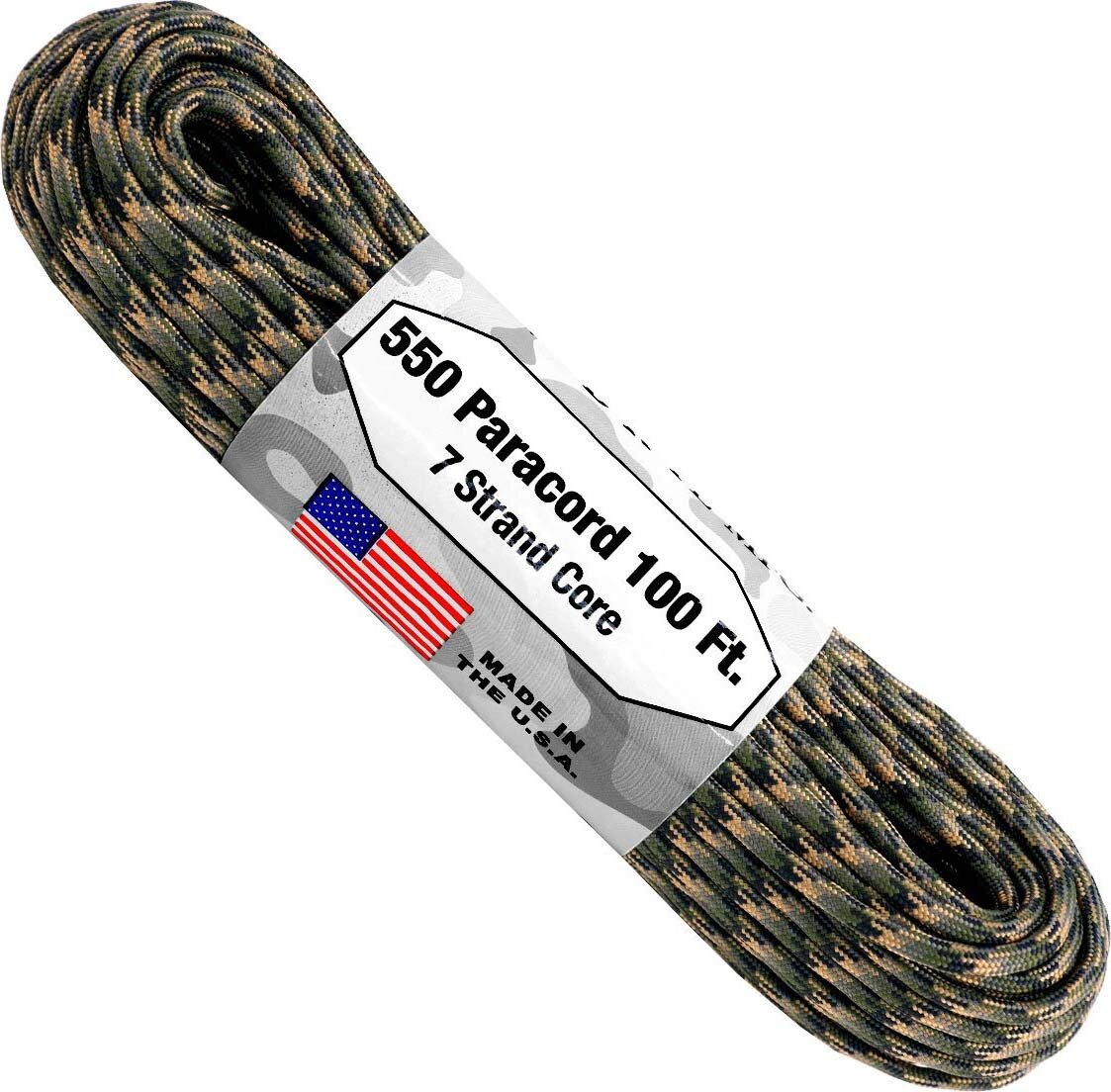 Паракорд Atwood Rope MFG 550 Forest Camo, 30 м