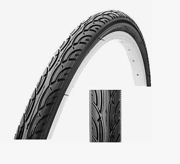 Покрышка TRIX 28"х 1,75, TXBL-7503, полуслик, черная