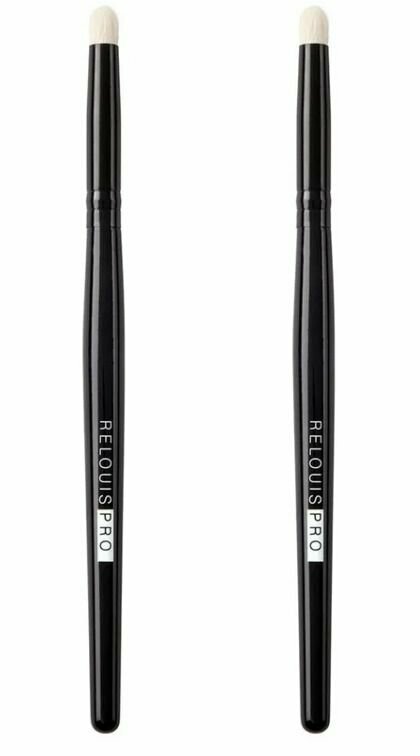Relouis Кисть растушевочная малая для Теней, Blending Brush, №10, 2 шт.