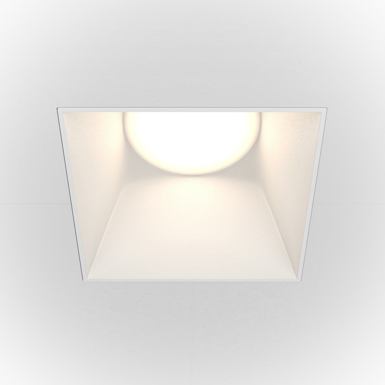 Светильник встраиваемый Technical Share, DL051-01-GU10-SQ-W, Стиль Техно, 20W, GU10