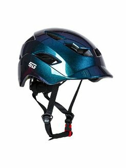 Шлем STG TS-51 с фонарем, M (54-58 см), синий Х112439
