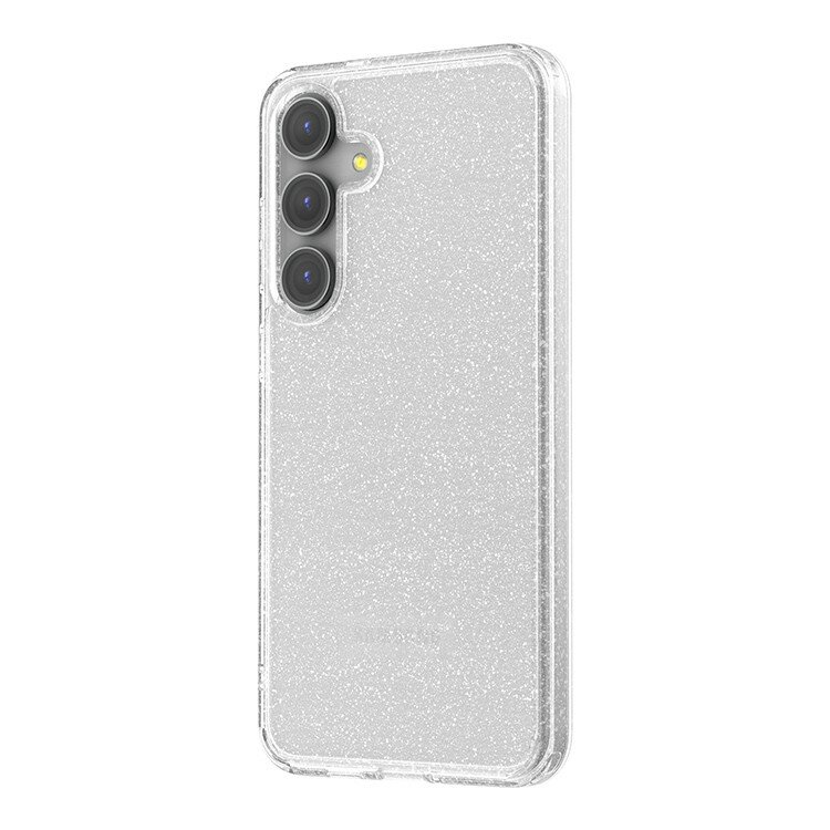 Uniq прозрачный чехол с блестками для Galaxy S24, ударопрочный, пластик+силикон, LifePro Xtreme Tinsel