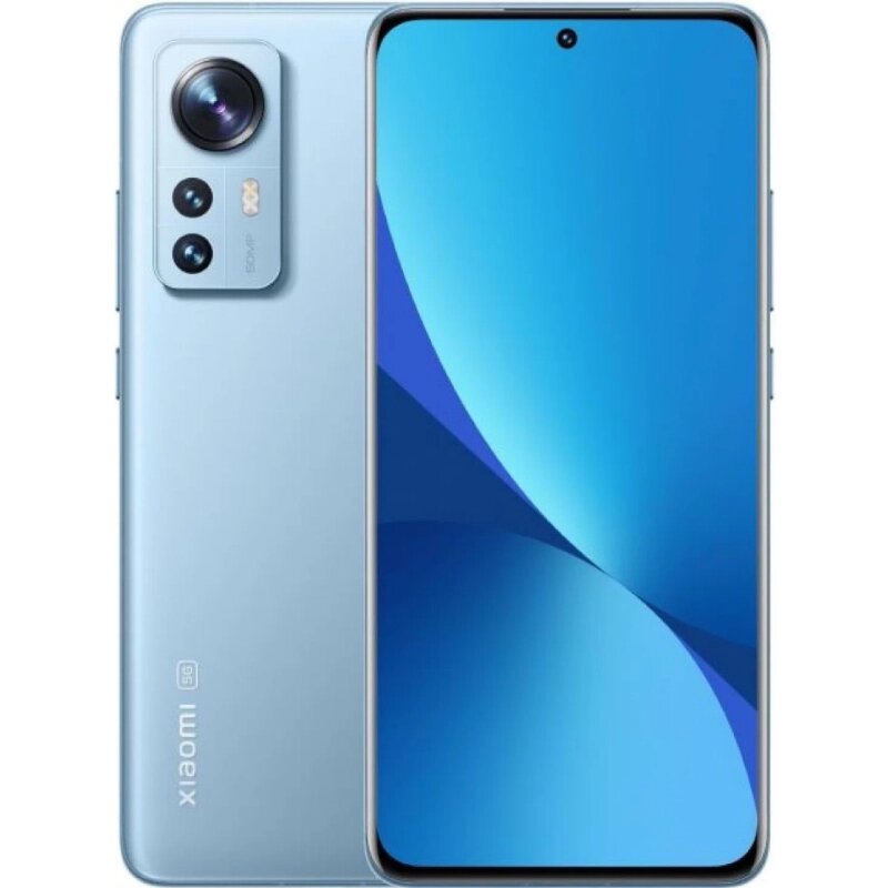 Смартфон Xiaomi 12 5G, 8.256 Гб, Global, Blue, синий
